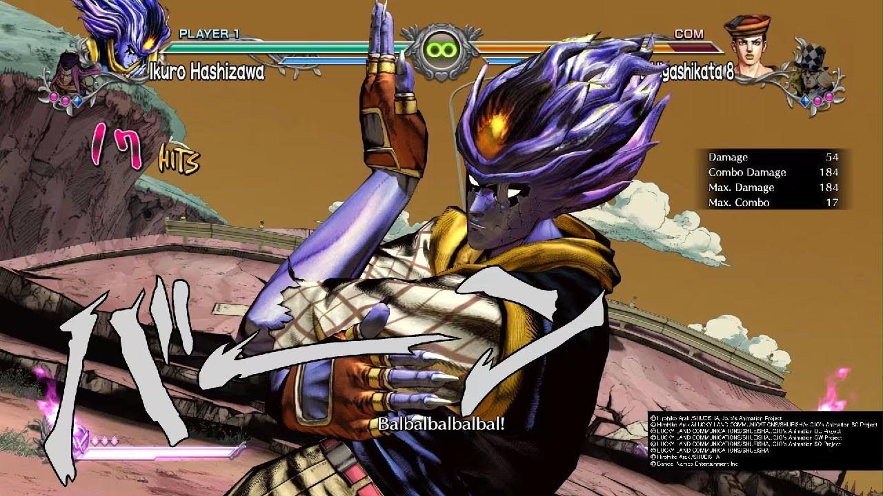 Baoh Taunt combo |JoJo ASBR| - YouTube