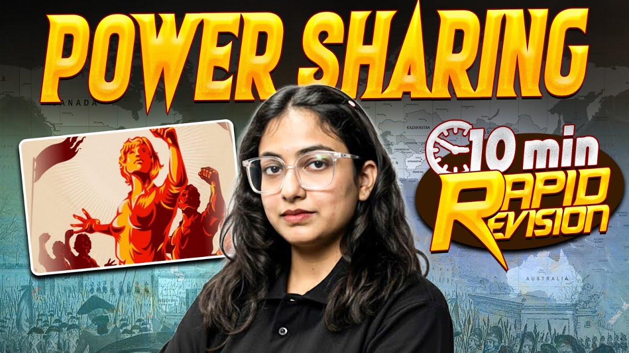 CBSE Class 10 SST | Power Sharing Rapid Revision | SST Complete ...