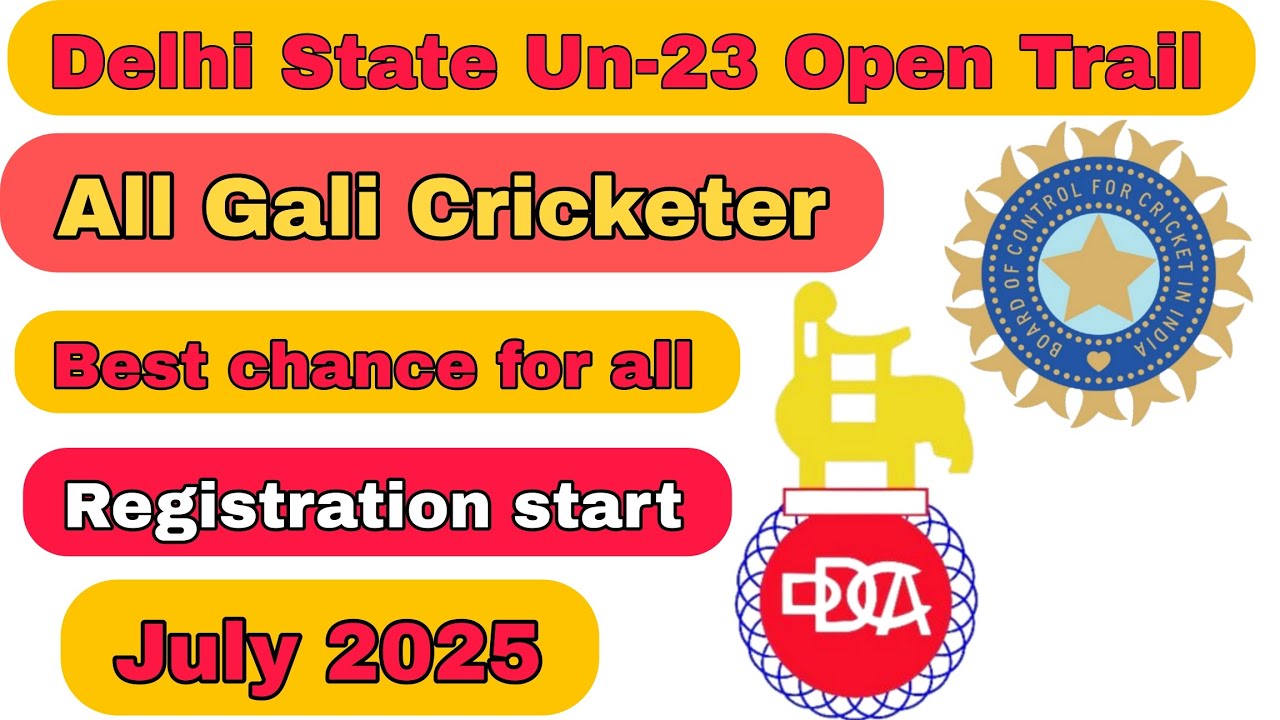 Delhi State Un-23 Open Trail | DDCA Under-23 Open Trial | Best Chance ...