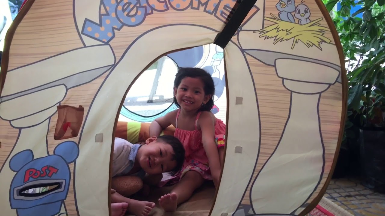 Teytey play with her brother - YouTube