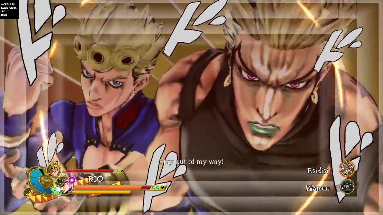 JJBA EoH - DIO & Giorno Dual Heat Attack - YouTube