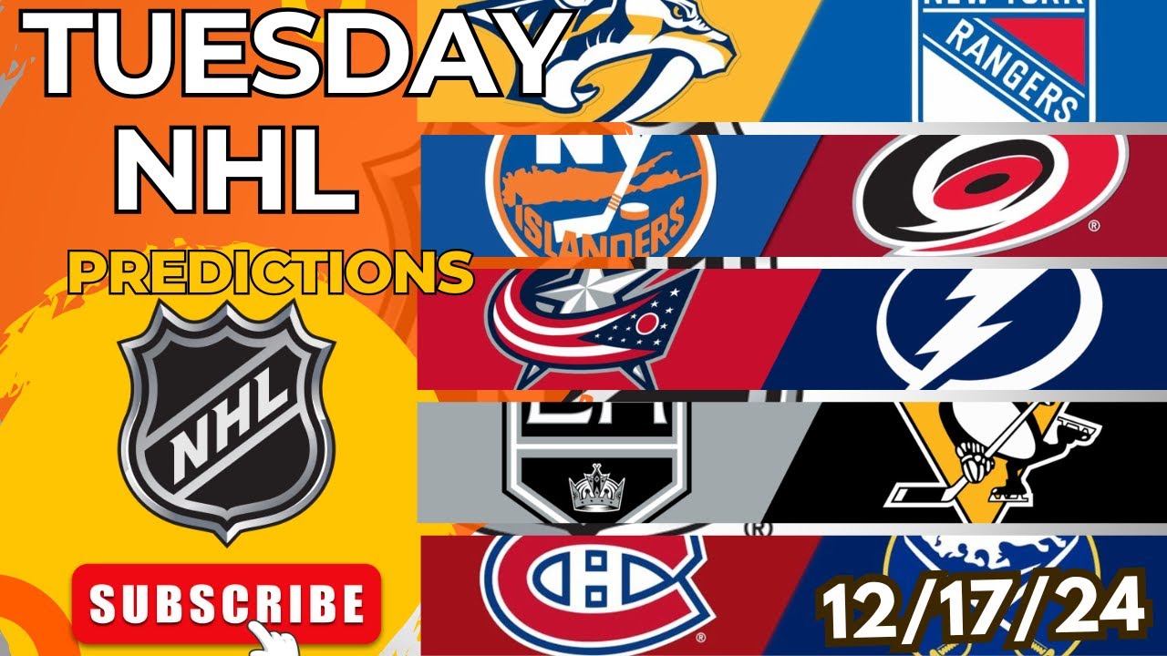 NHL Picks & Predictions Today 12/17/24 | NHL Picks Today 12/17/24 ...