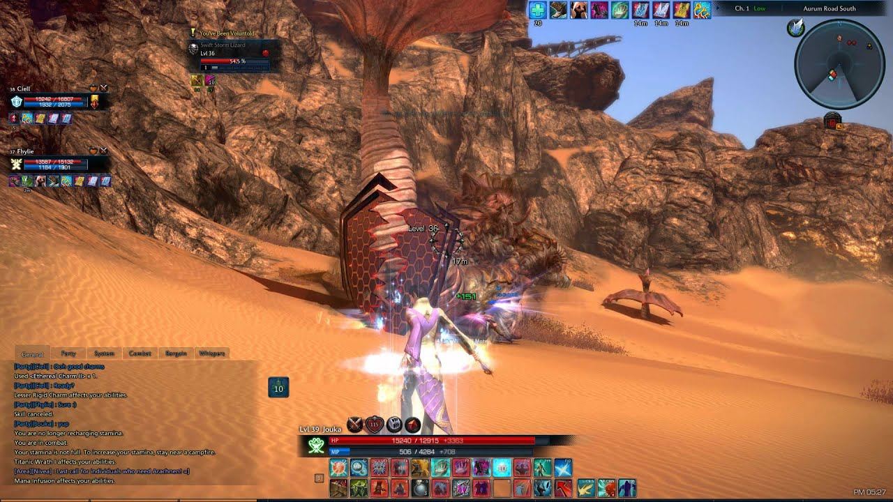 TERA BAM Hunting, Swift Storm Lizard - YouTube