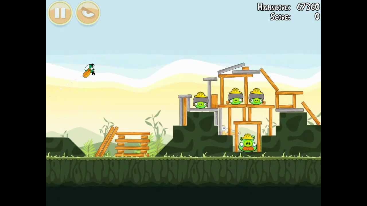 Angry Birds Big Setup 9-12 Walkthrough 3 Star - YouTube