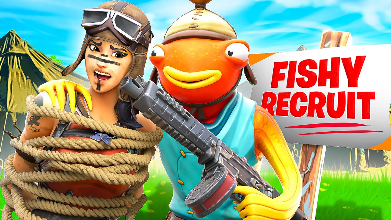 I 1v1d STREAMERS To Join The Fishy Army! - YouTube