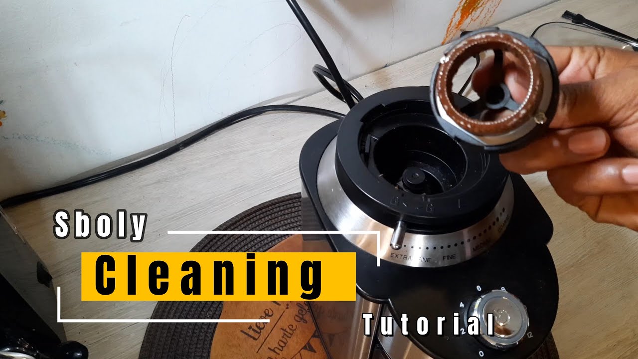 Sboly Burr Disassembly and cleaning Coffee Grinder tutorial - YouTube