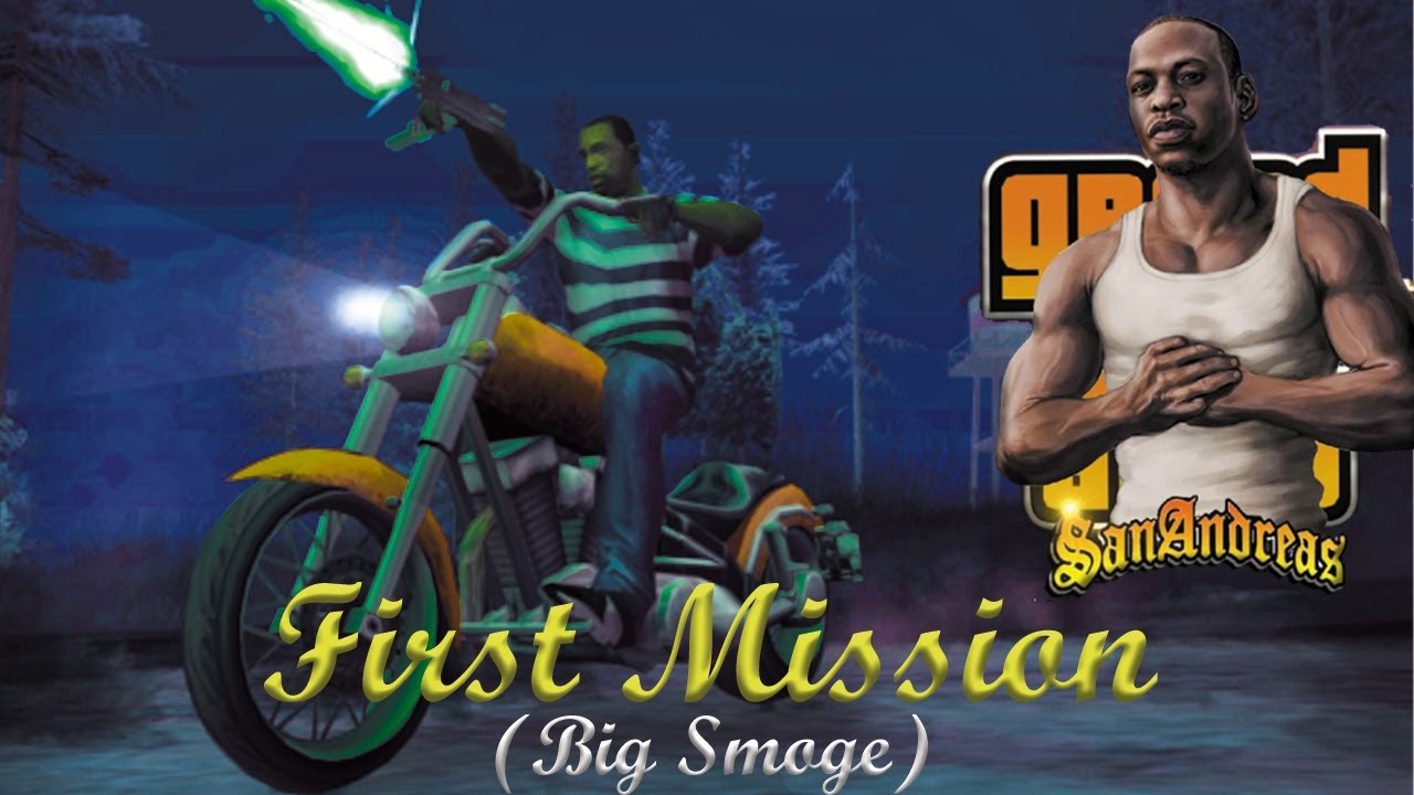 GTA SAN ANDREAS FIRST MISSION - YouTube
