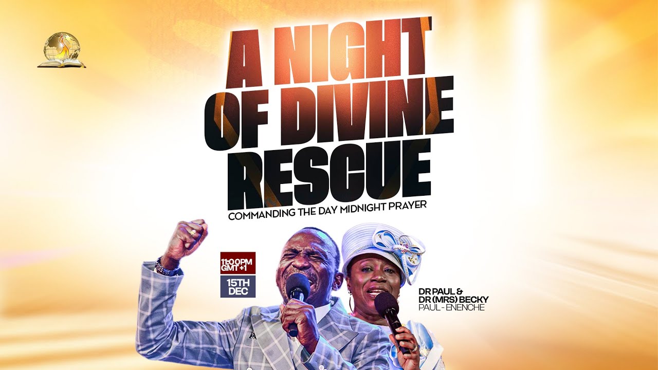 COMMANDING THE DAY MIDNIGHT PRAYER || A NIGHT OF DIVINE RESCUE 15 ||-12 ...