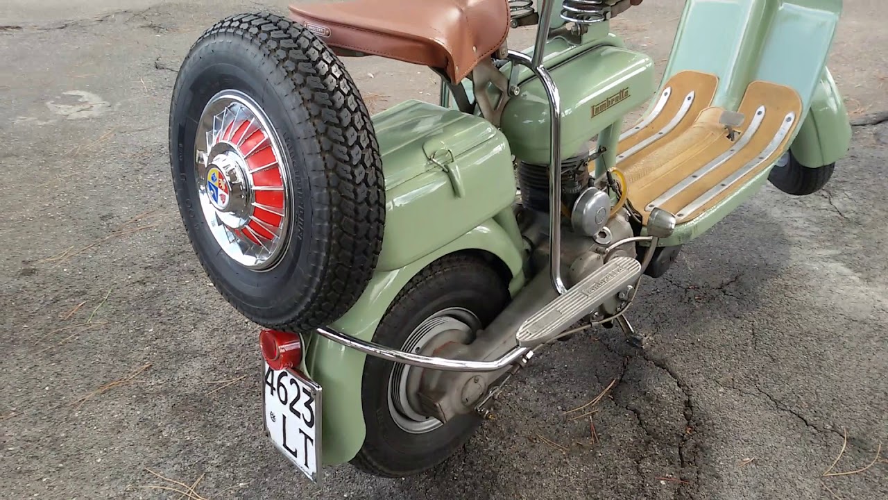 Lambretta 125 D del 1952 - YouTube