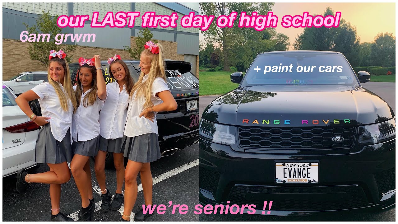MY LAST FIRST DAY OF HIGH SCHOOL EVER *we're seniors* - YouTube