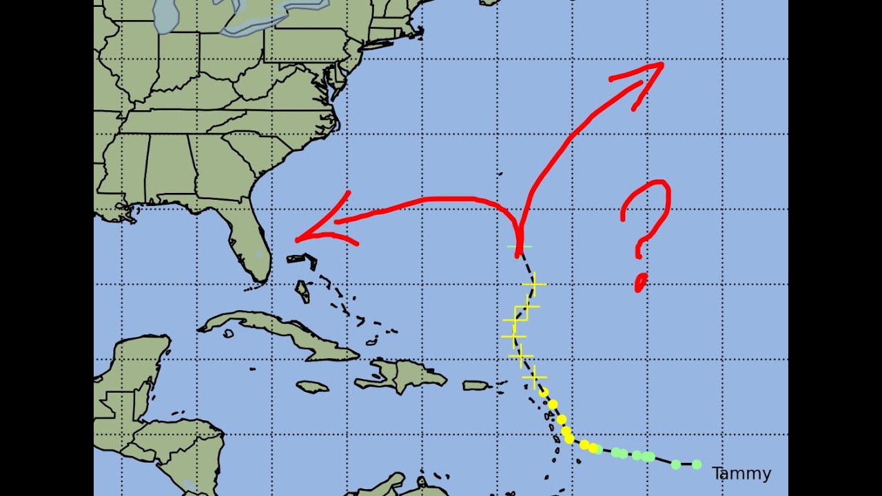 Hurricane Tammy makes landfall in Barbuda, impacting the Leeward ...