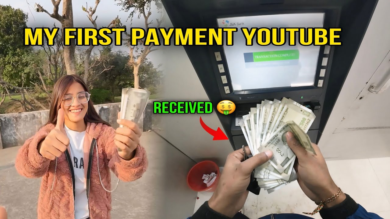 My First YOUTUBE PAYMENT Received 🤑 | My First YouTube payment | My ...