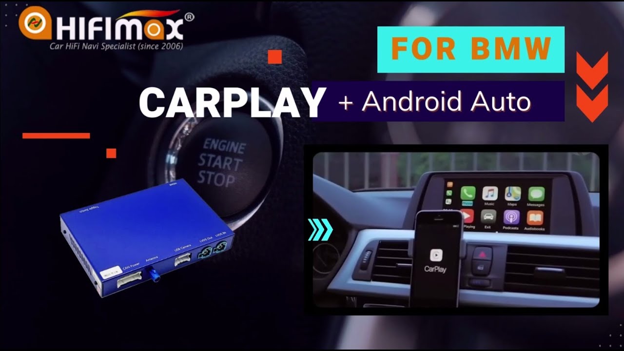 Wireless Apple CarPlay for BMW 1/2/3/4/5/6/7 Series X1 X2 X3 X4 X5 X6 ...