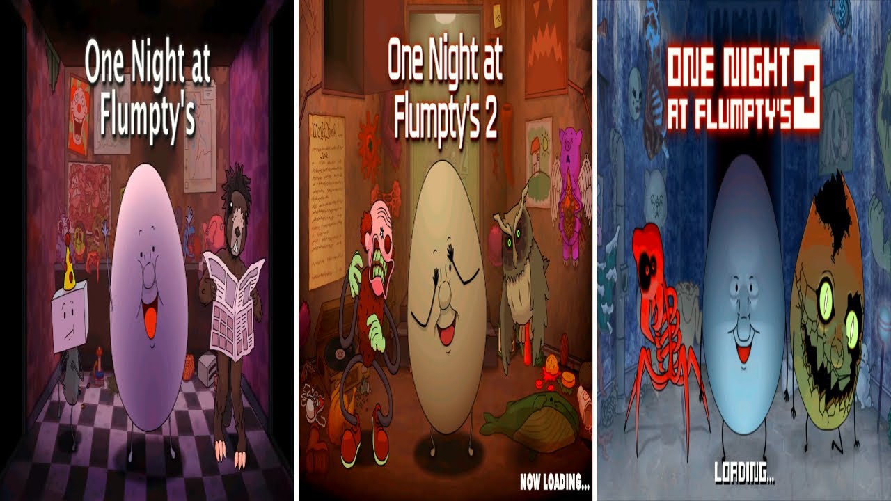 One Night at Flumpty's 1, 2, 3 on Android Full Walkthrough (No Death ...