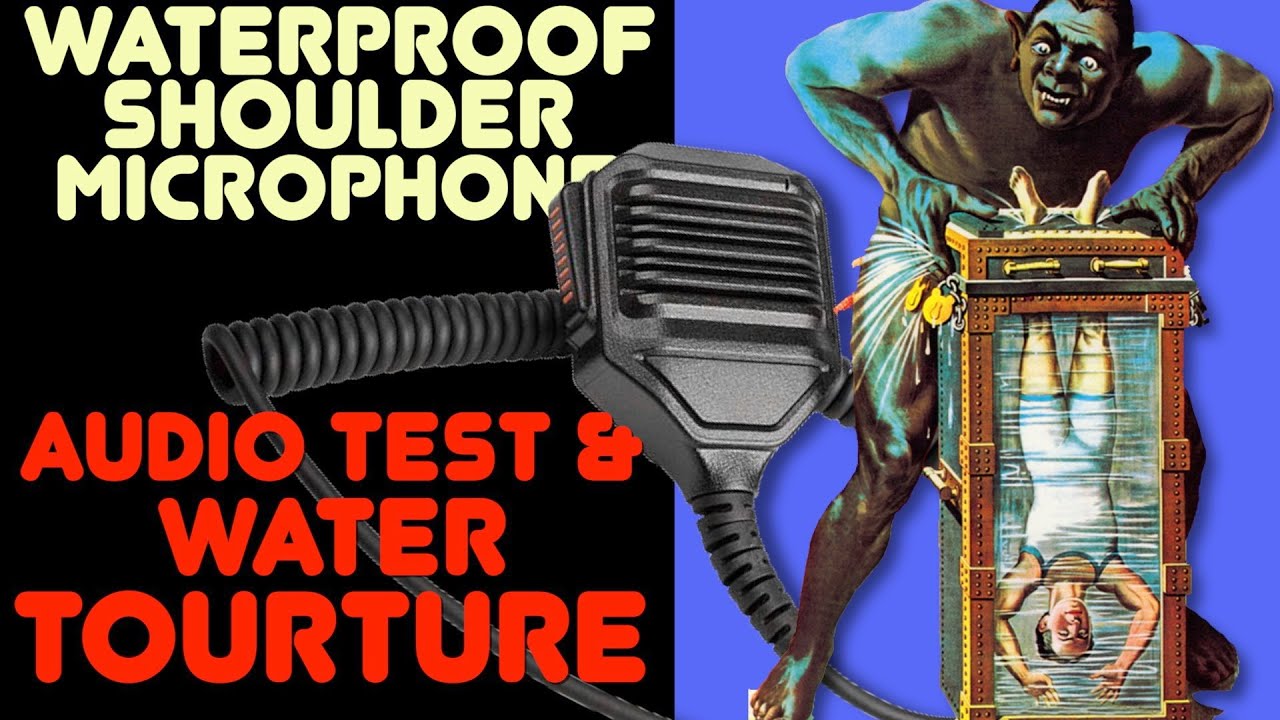 Shoulder Microphone - Waterproof External Mic For GMRS & Ham Radios ...