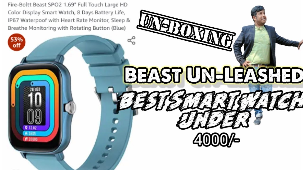 Firebolt Beast Unboxing || #BestSmartWatch under 4000/- || #FireBolt # ...