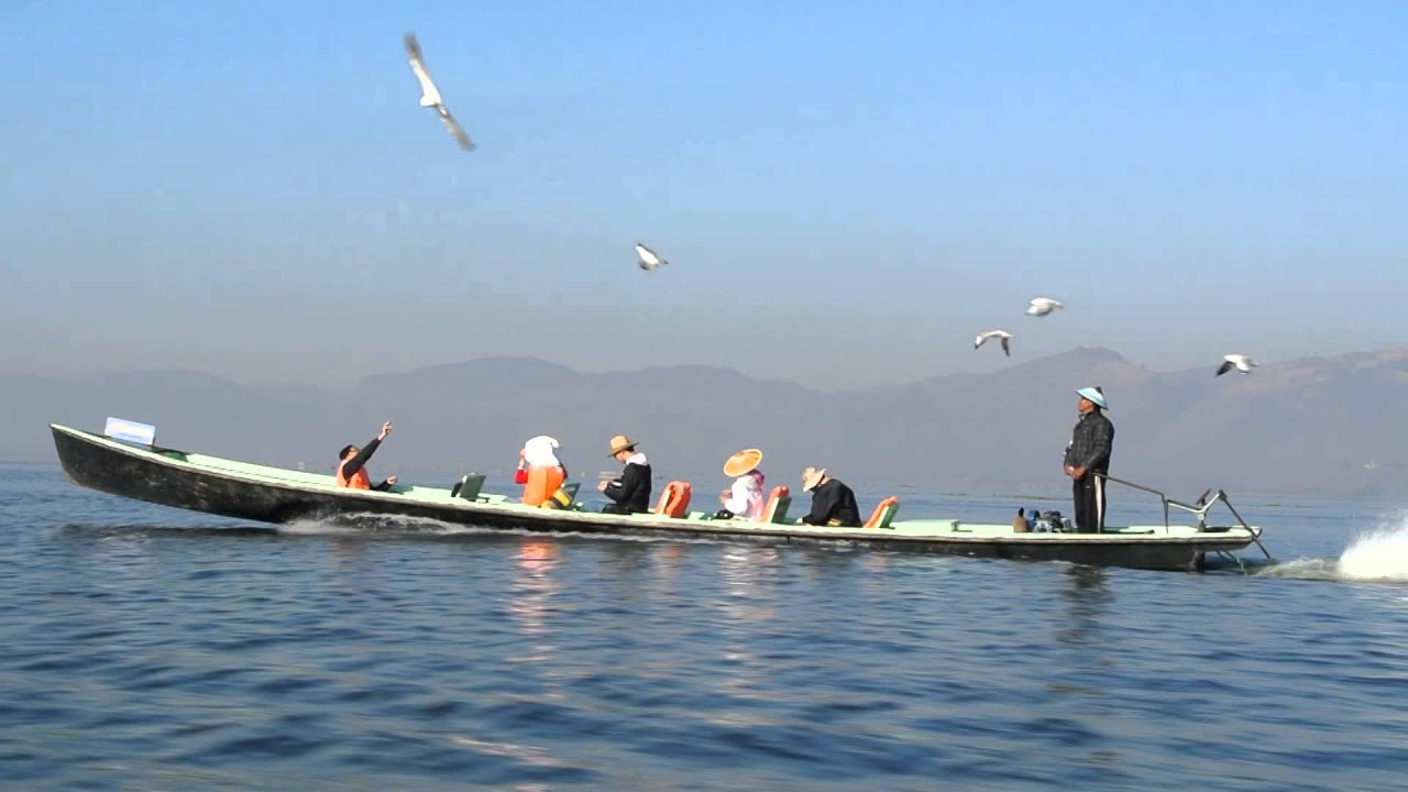 Inle Lake's Boat Ride 2 20140202 - YouTube