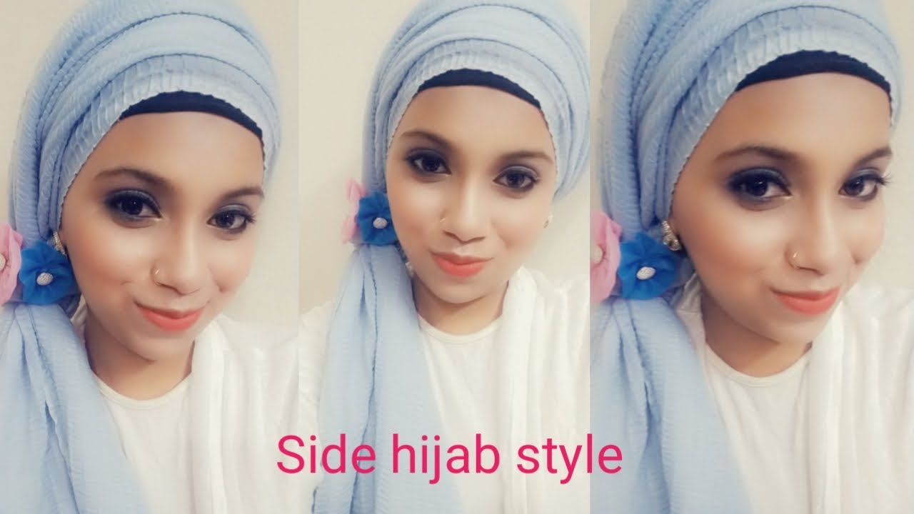 Side hijab style ||stylish hijab style ||Masuma's Kingdom|| - YouTube