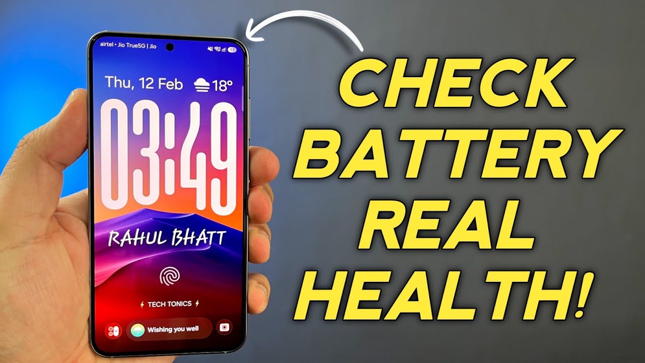 See SAMSUNG REAL BATTERY HEALTH Cycle Now On Your Galaxy Phones!🔋# ...