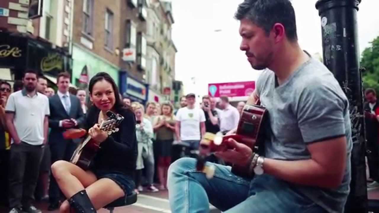 Rodrigo y Gabriela Busking - Grafton St. Dublin - June 2014 // The Soundmaker - YouTube