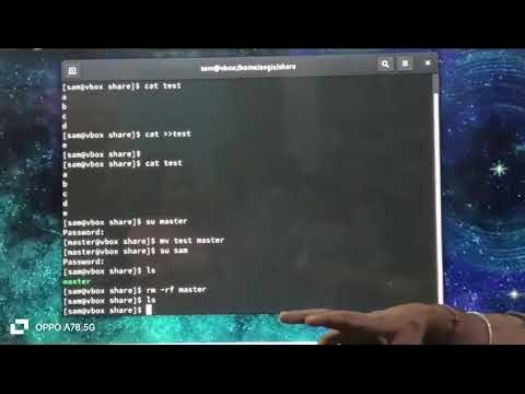 clear file permissions command in linux part 2 - YouTube