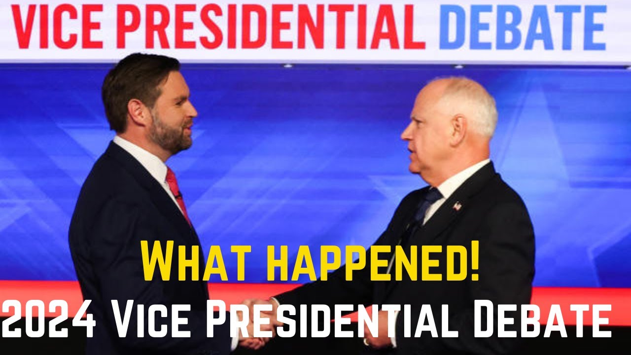 The Most EPIC Vice Presidential Debate in History! (2024) - YouTube