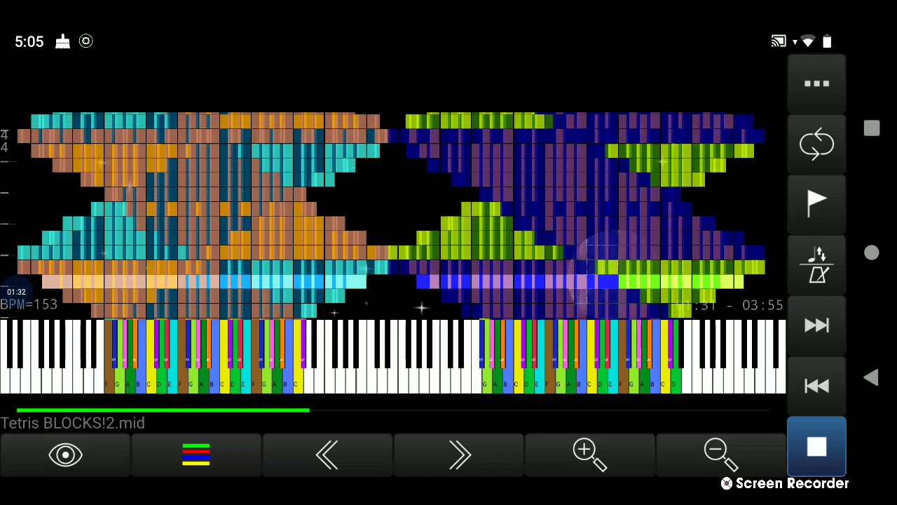 [Black MIDI] Tetris block arts 2 - YouTube