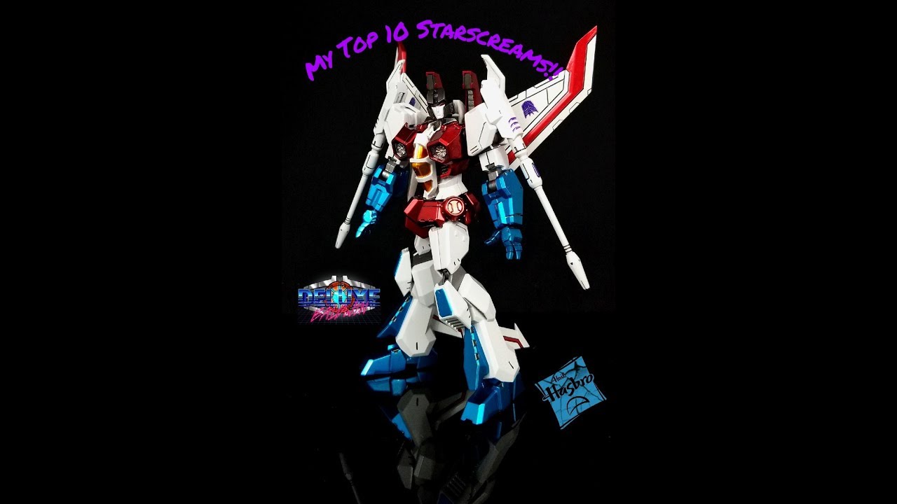 My Top 10 Transformer Toy Figures: Spotlight Starscream!! - YouTube