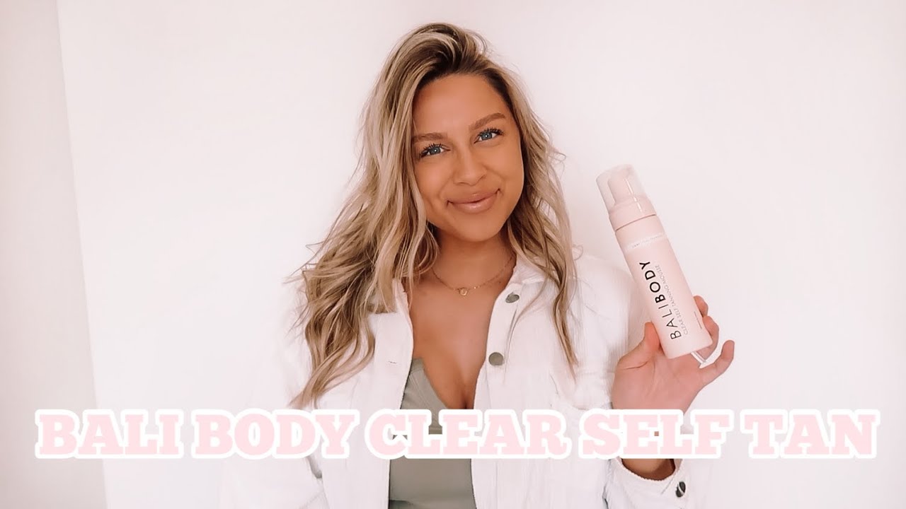 BALI BODY CLEAR SELF TAN REVIEW | APPLICATION BEFORE & AFTER - YouTube