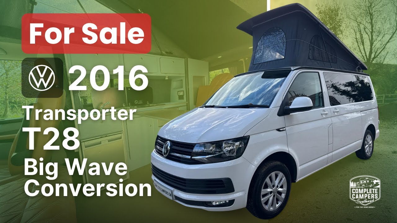 2016 Volkswagen Transporter T28 Big Wave Conversion - Full Video Tour ...