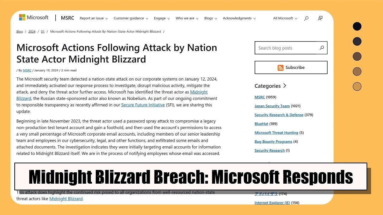 Microsoft Takes Swift Action After Nation-State Attack by Midnight ...