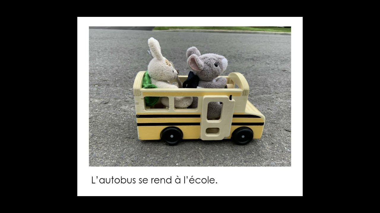 Mimi à l'école / School in French/ Easy French Story Kindergarten ...