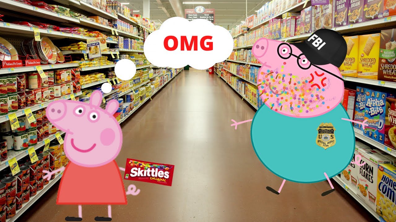 Skittles Meme Peppa Pig Daddy Pig Mooonjo - YouTube