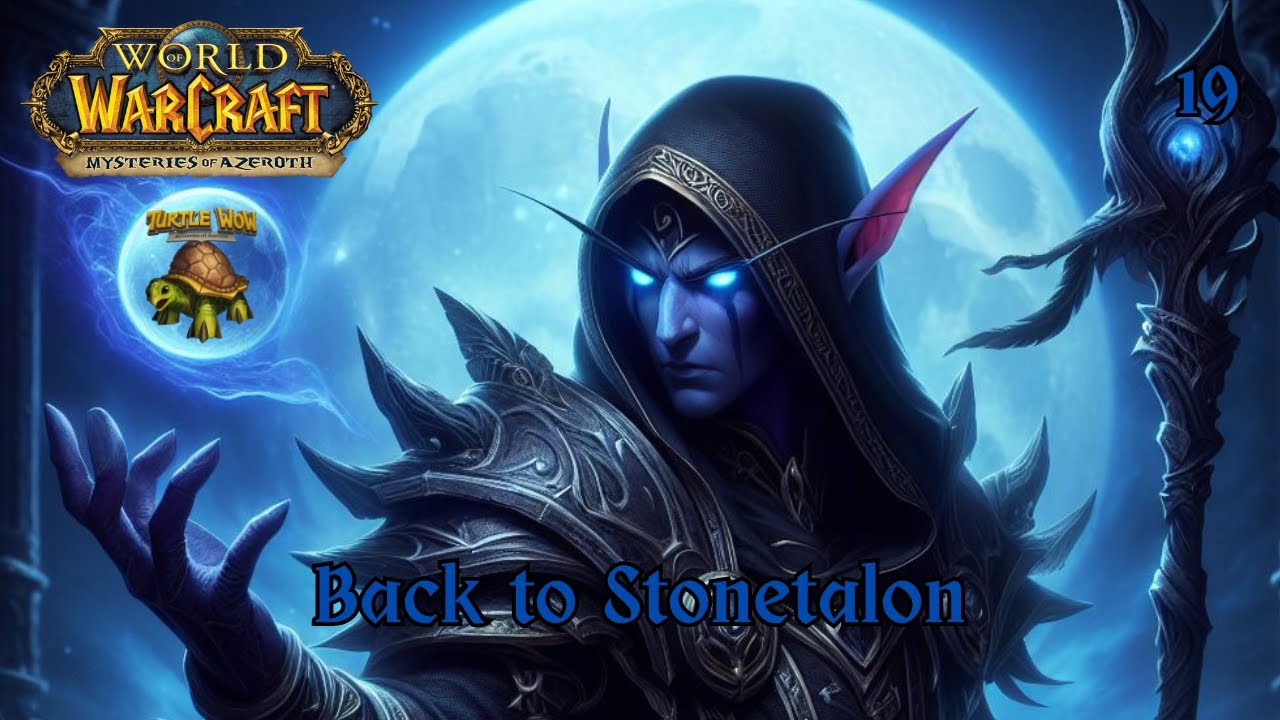 Turtle WoW - High Elf Arcane Mage Leveling - Back to Stonetalon - YouTube
