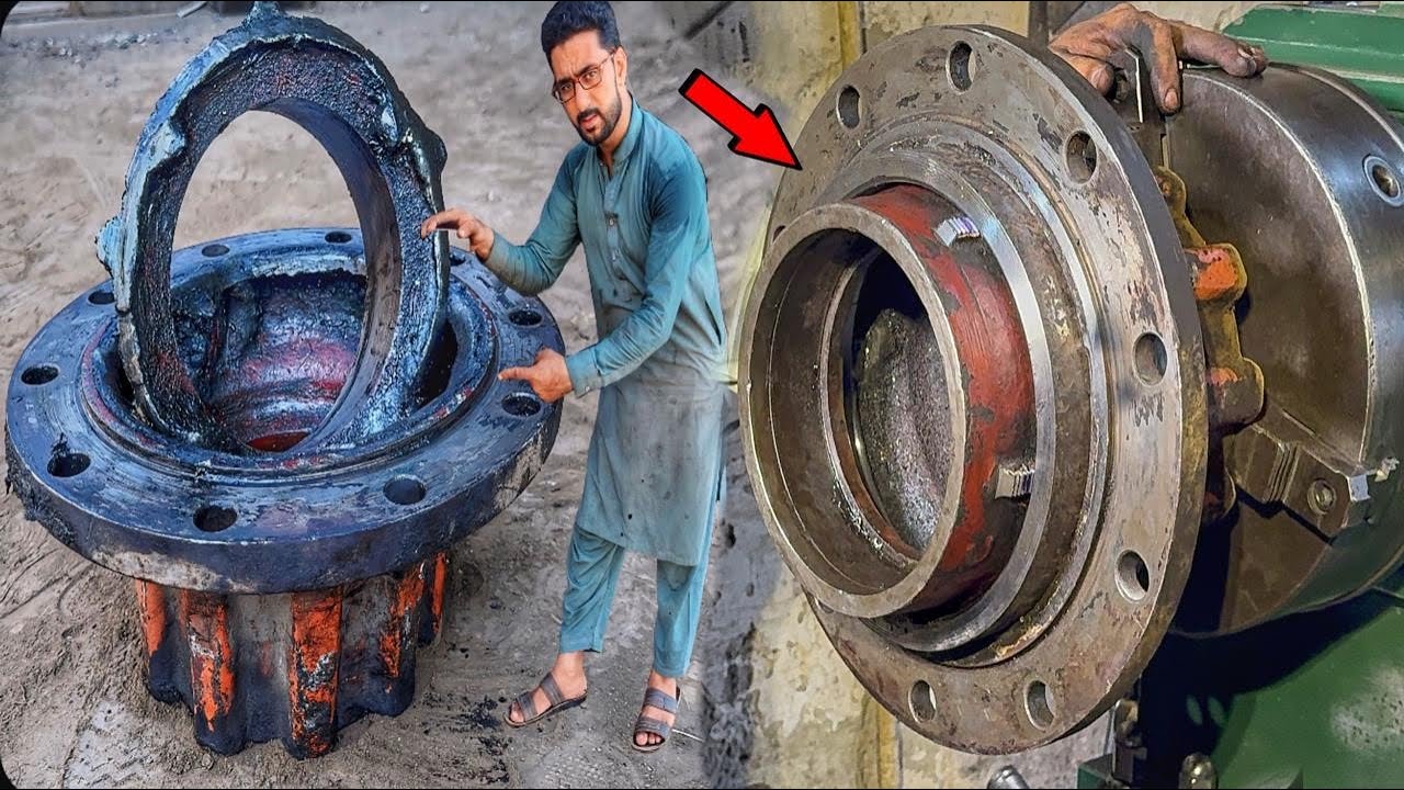 How To Build Broken Rear Wheel Hub For Truck |IRepairing Process of ...