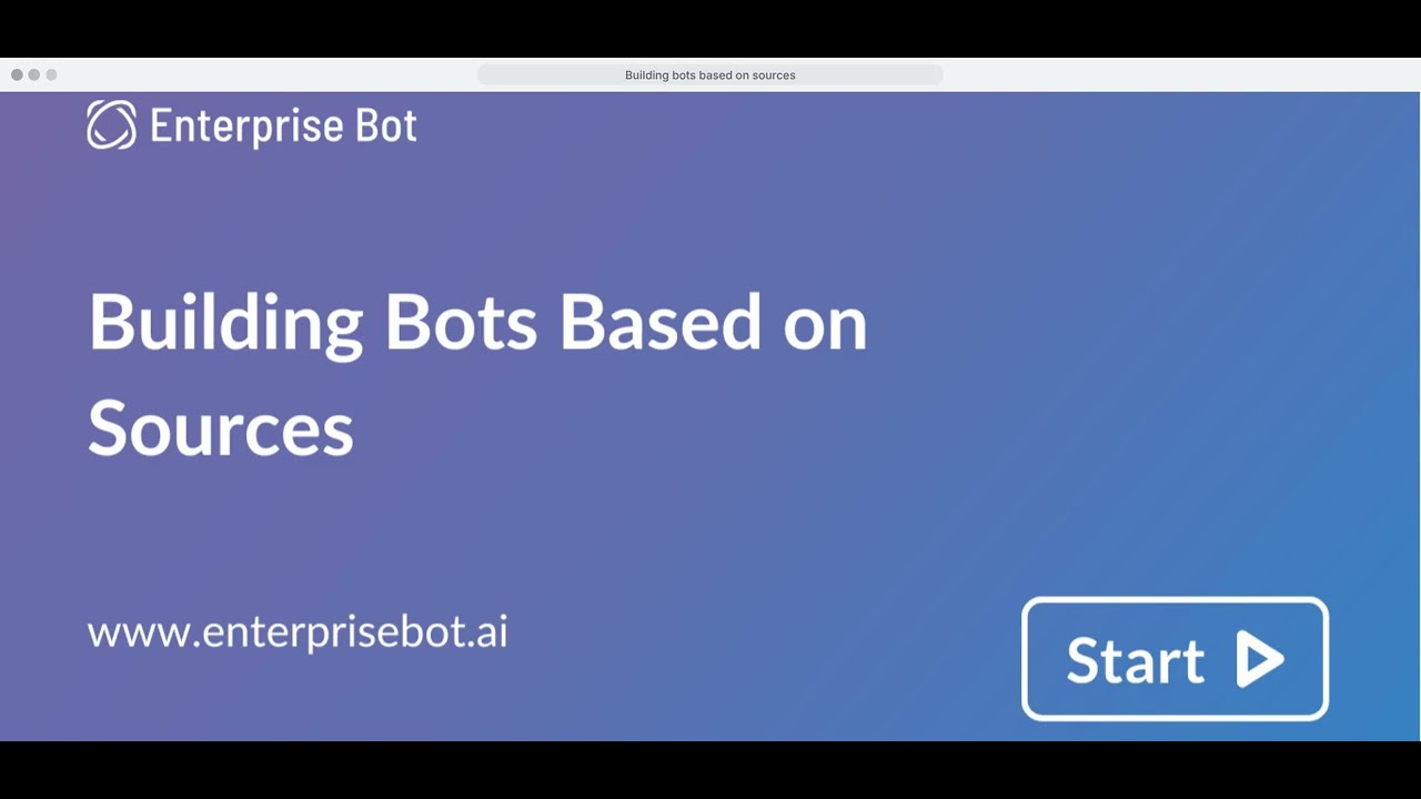 Building bots based on sources - YouTube