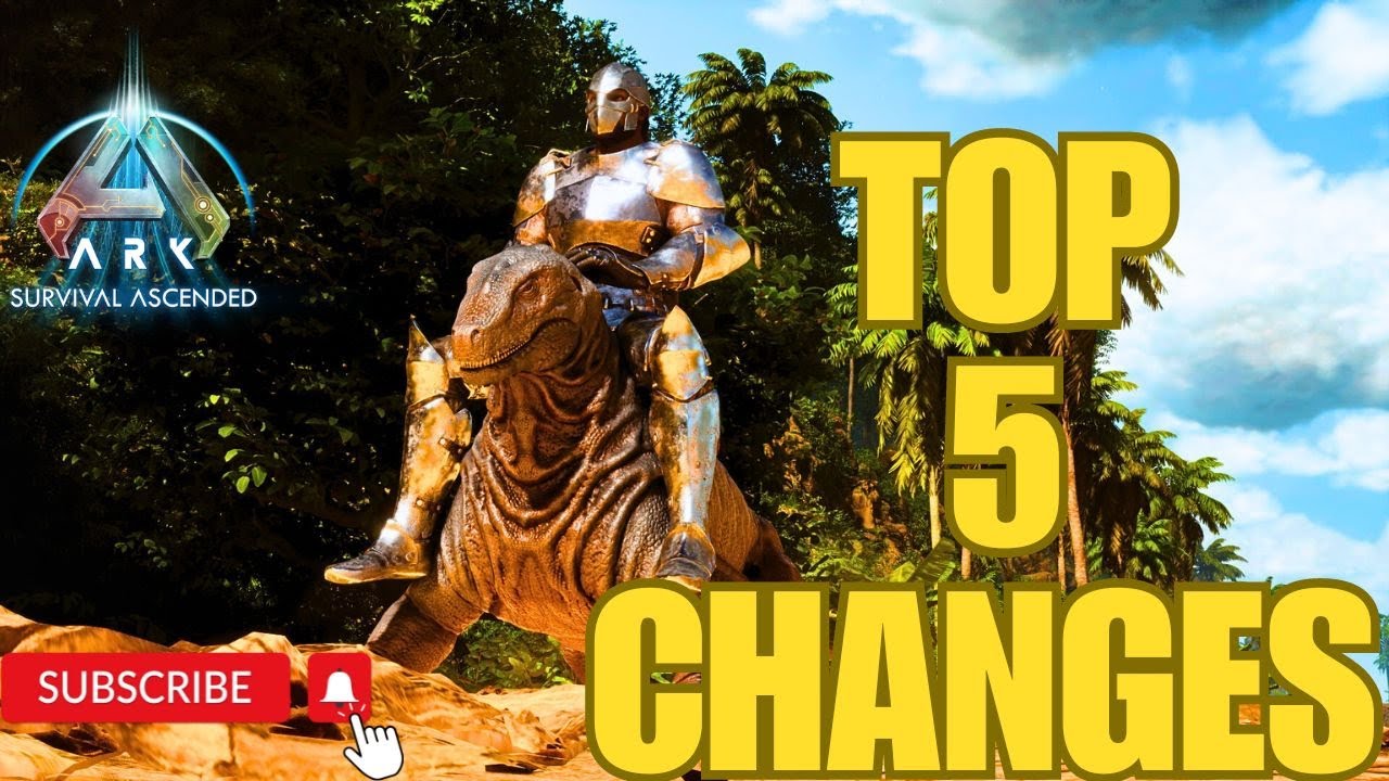 TOP 5 Major Changes In ARK Survival Ascended - YouTube