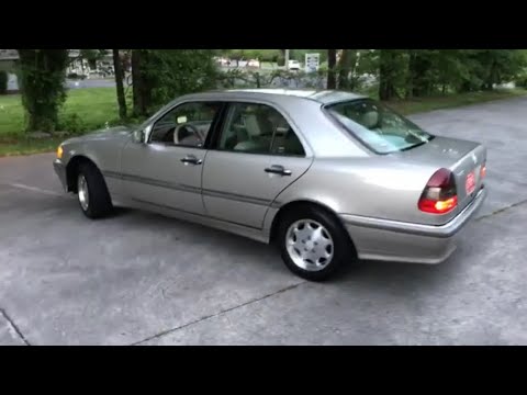 Sunset drive Mercedes c230 ASMR birds traffic pov test drive walkaround