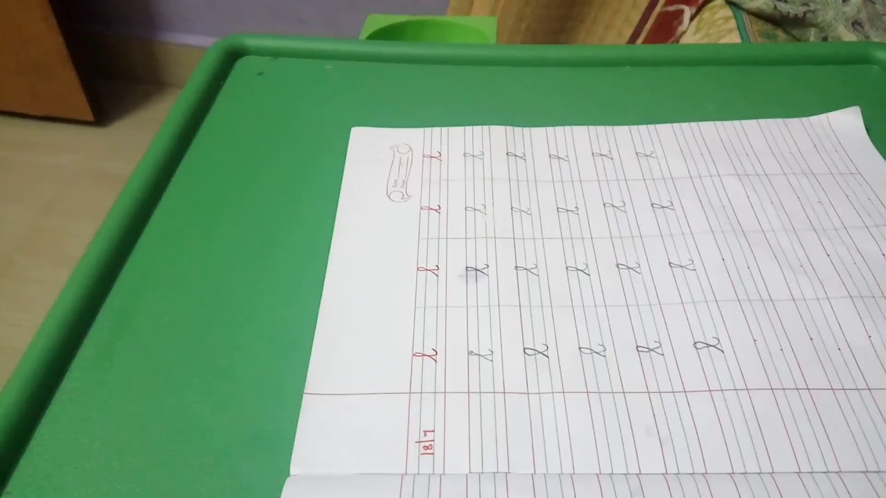 How to write L for kids - YouTube