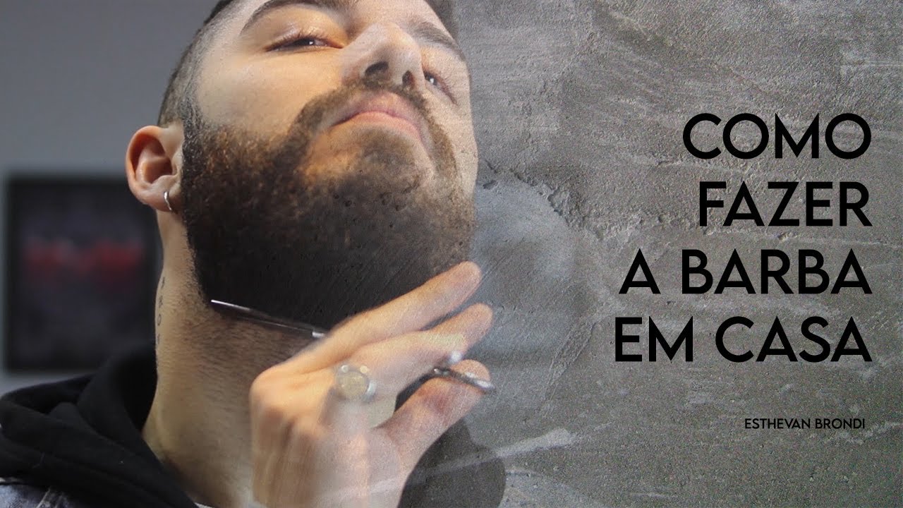 COMO FAZER A BARBA EM CASA - YouTube