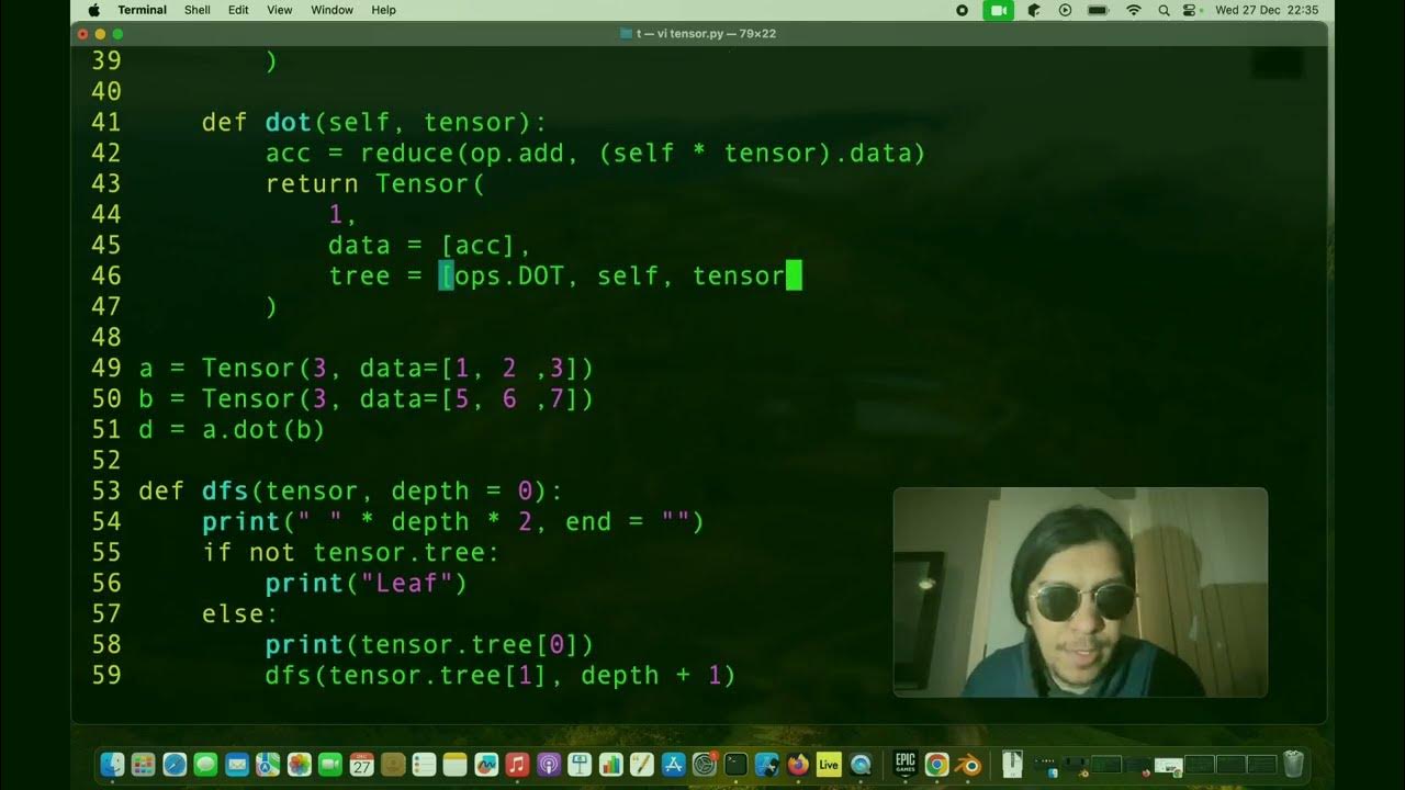 Tinygrad Internals: Let's create a Tensor Class from Scratch - YouTube
