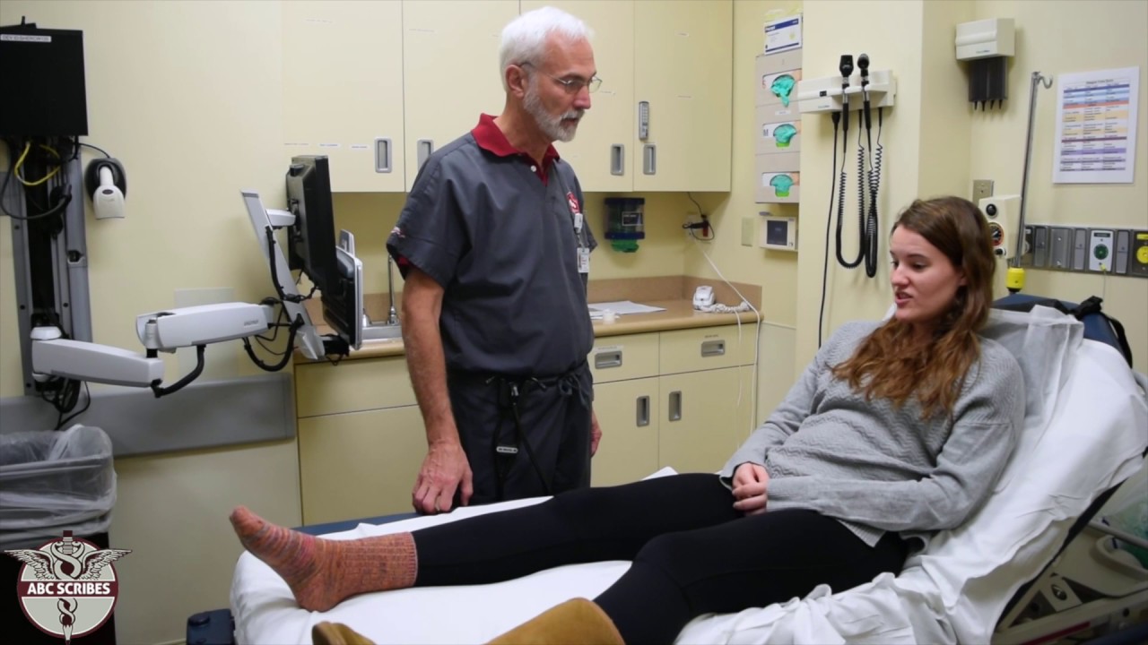 Musculoskeletal. Ankle injury. HPI PE Orders. - YouTube