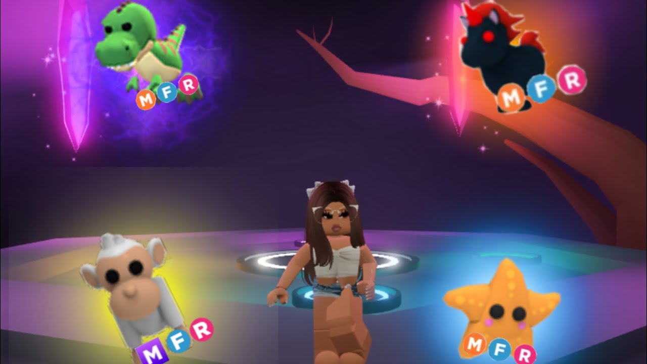 Making a neon show pony on #adoptme #roblox - YouTube