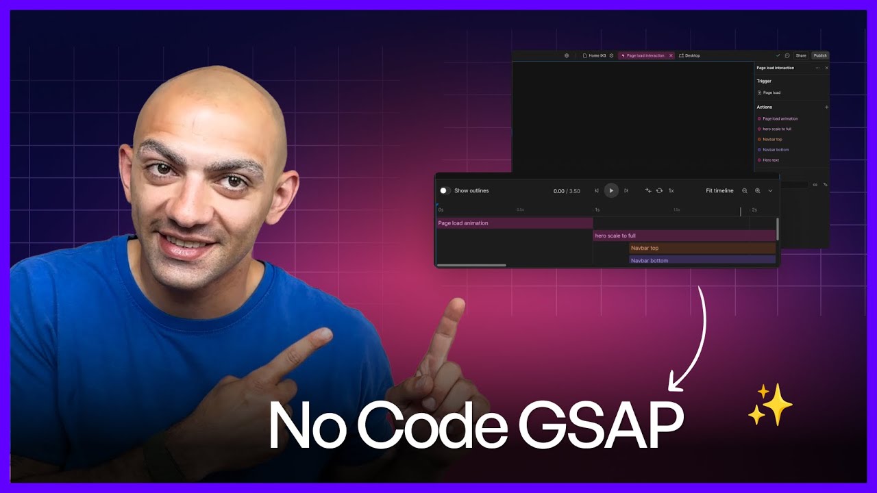I tried the new GSAP interactions and compared it to the previous Webflow interactions - YouTube