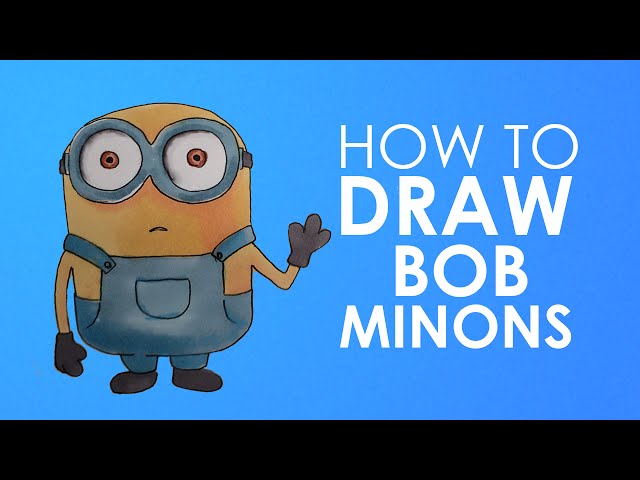 How To Draw A Minion Step By Step Youtube