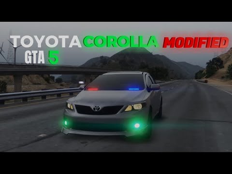 GTA 5 | Toyota Corolla 13 Modified | Gta v cars mod video @Crazy ...