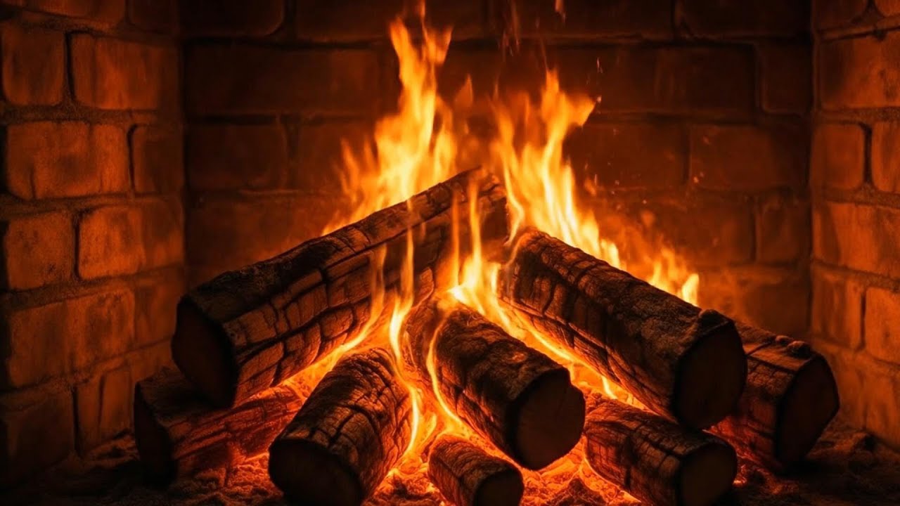 🔥 Calm & Cozy Fireplace – Perfect for Sleeping, Studying & Relaxing ...