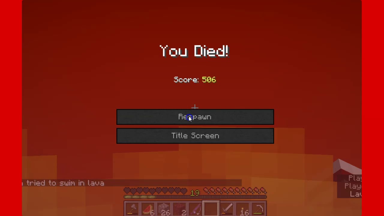 When keep inventory is on in the Nether: - YouTube