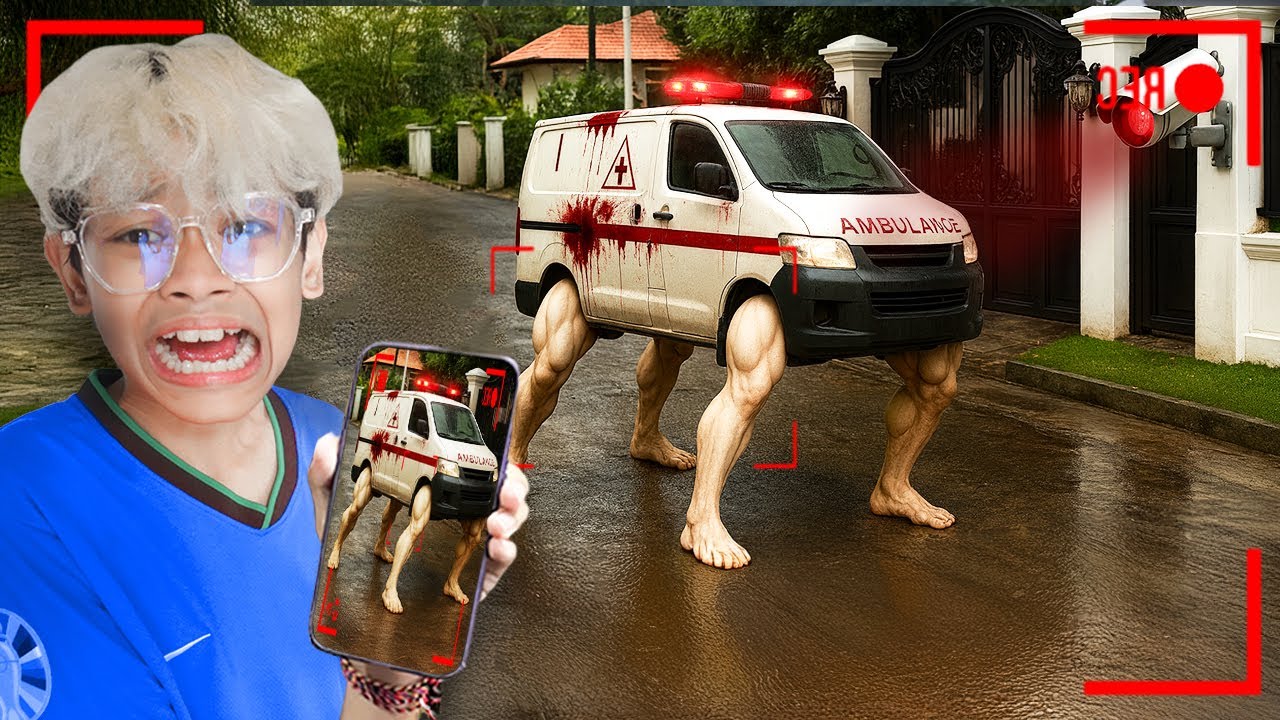 SERAM!!! ANOMALI AMBULANCE TEREKAM CCTV MENGAMUK DI DEPAN RUMAH BOCIL ...
