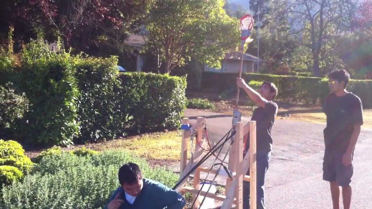Cool Water Balloon CATAPULT! - YouTube
